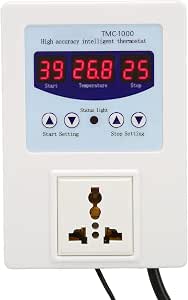 Amazon.com: Heating and Cooling Temperature Controller Waterproof ...