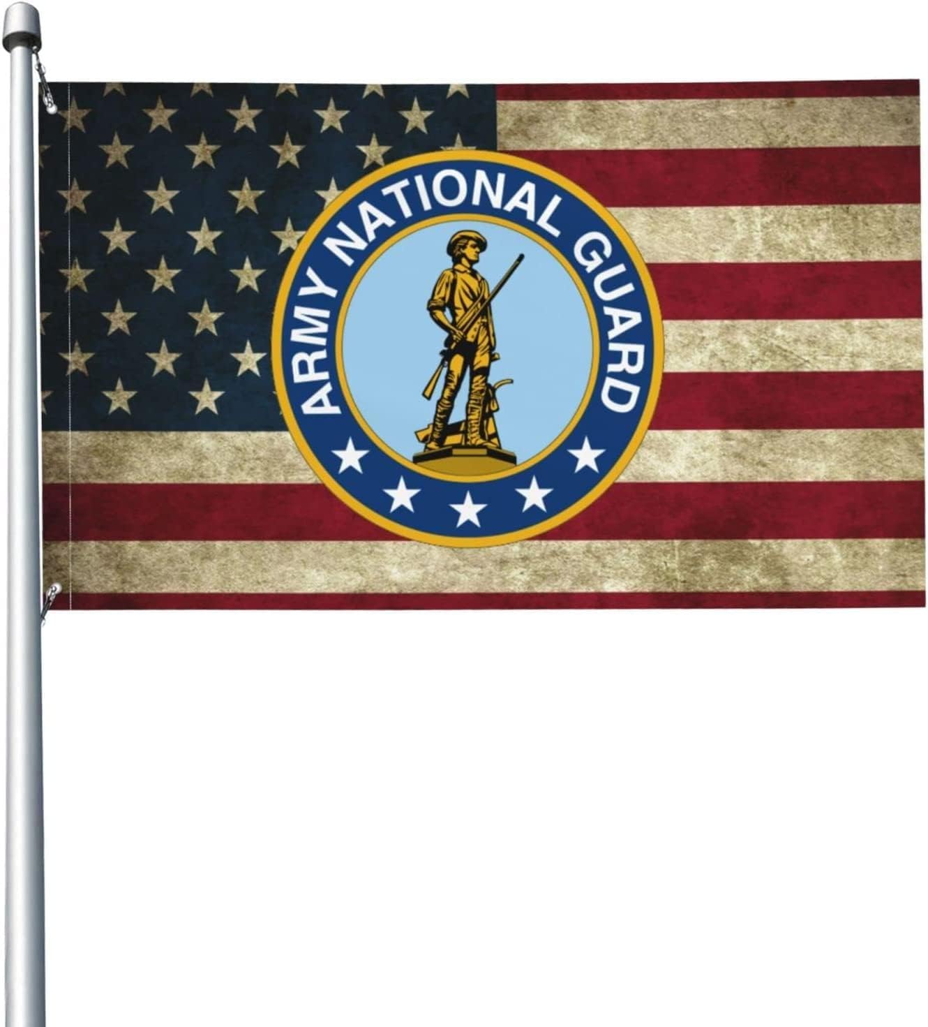 Amazon.com: Army National Guard Logo Flag Outdoor Garden Flag Breeze ...