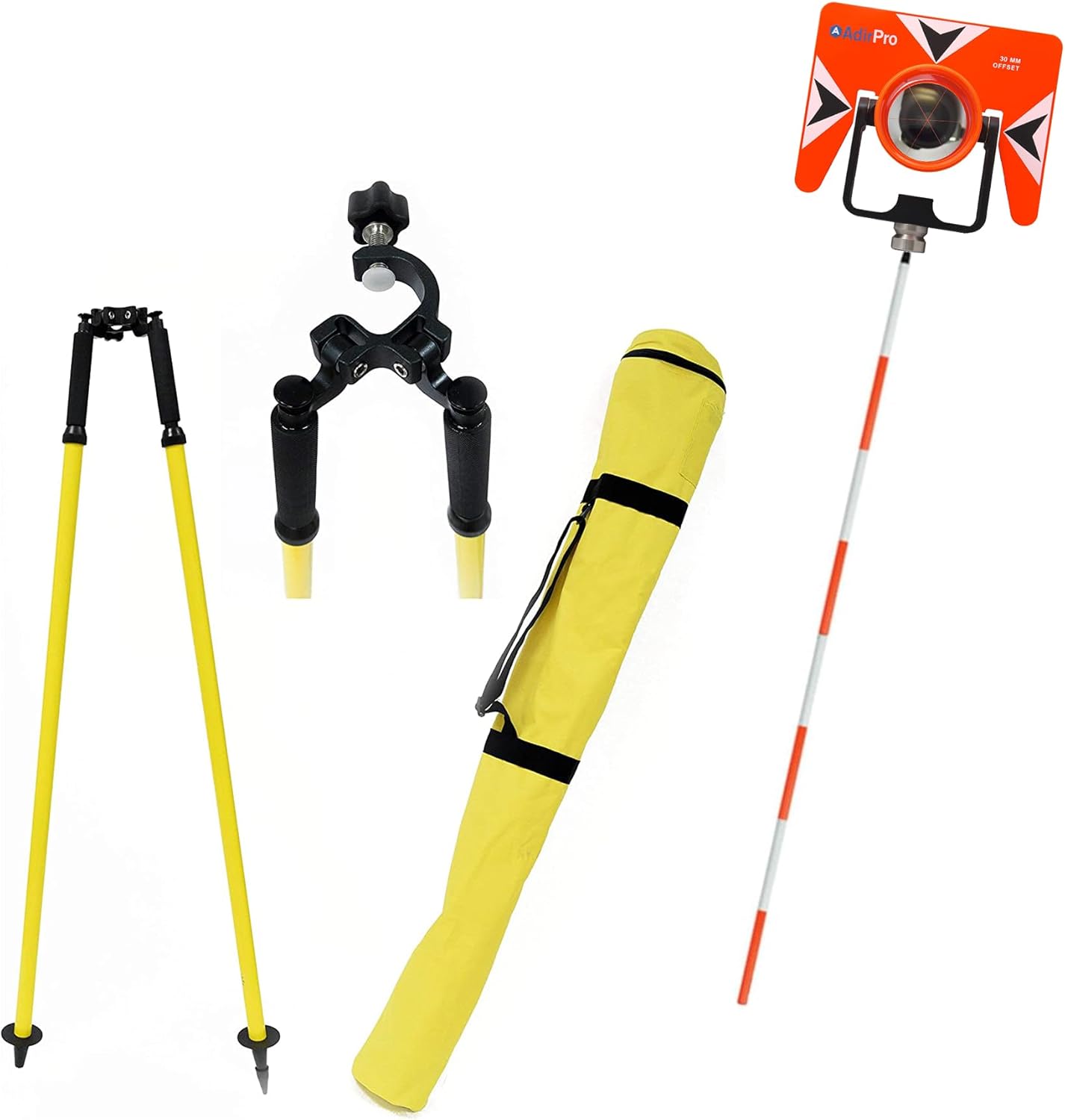 Amazon.com: AdirPro Bastón Ranger de aluminio de 8 pies (naranja/blanco ...