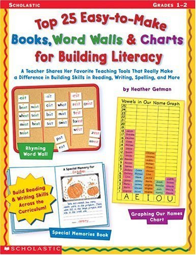 Buy Top 25 Easy-to-Make Books, Word Walls, and Charts for Building ...