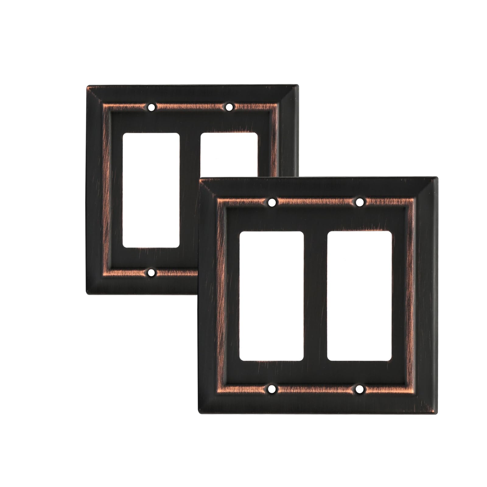 Dyekou Metal Wall Plate for Electrical Outlets, Decorative Aged Bronze ...
