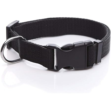 Amazon.com : Adjustable Nylon Dog Collar, Durable pet Collar 1 Inch 3/4 ...