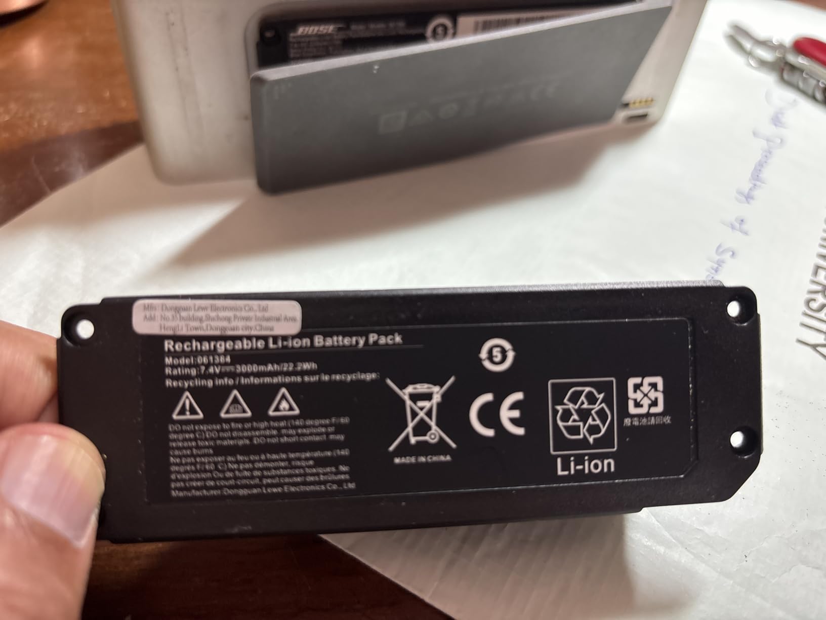 CQCEO 061384 061385 061386 063287 063404 Battery for Bose SoundLink ...