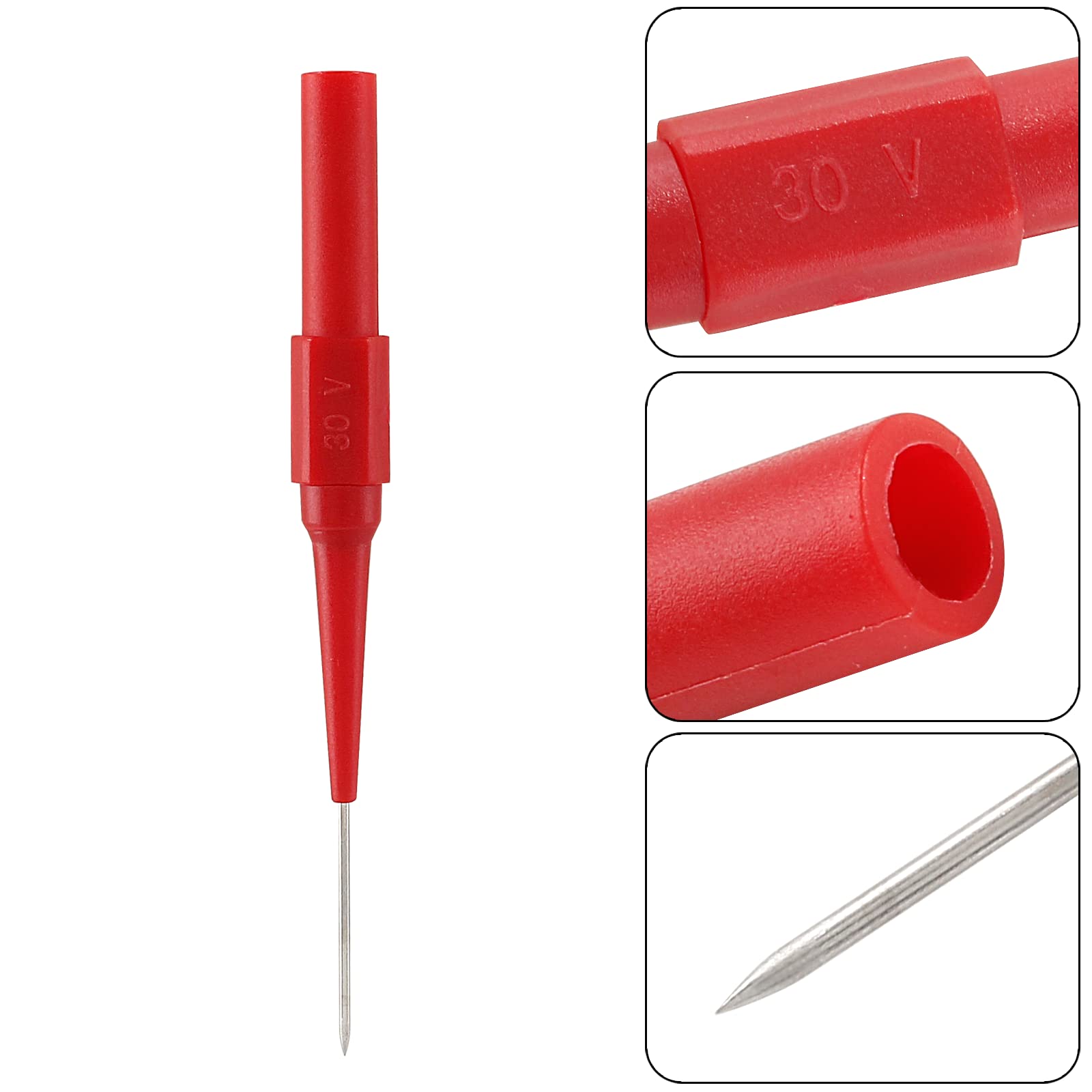 Snapklik.com : 10PCS Test Probe Pins, 0.7mm Non-Destructive Multimeter ...