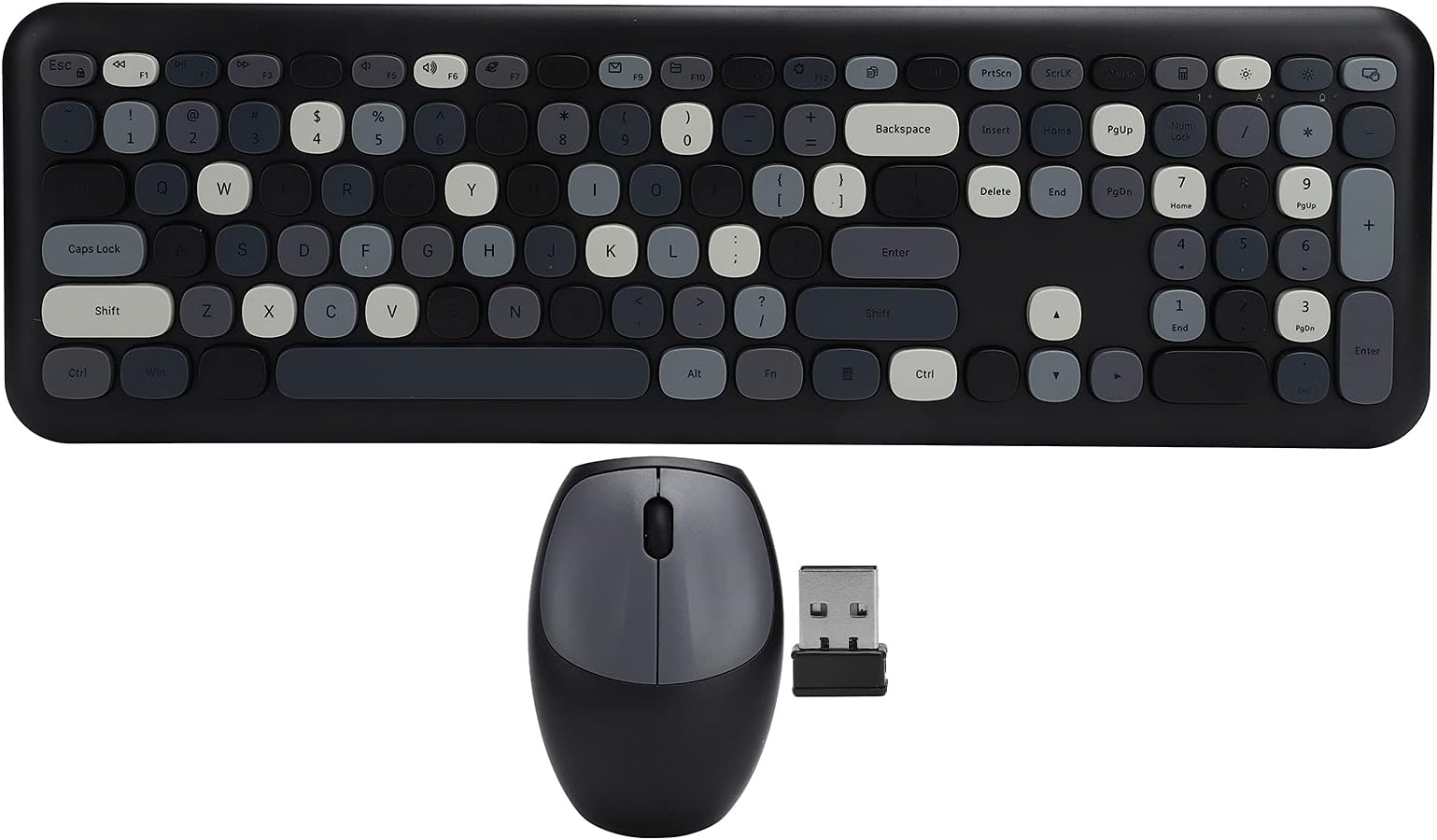 Combo de Teclado Y Mouse Inalámbrico, Juego de Mouse de Teclado de ...