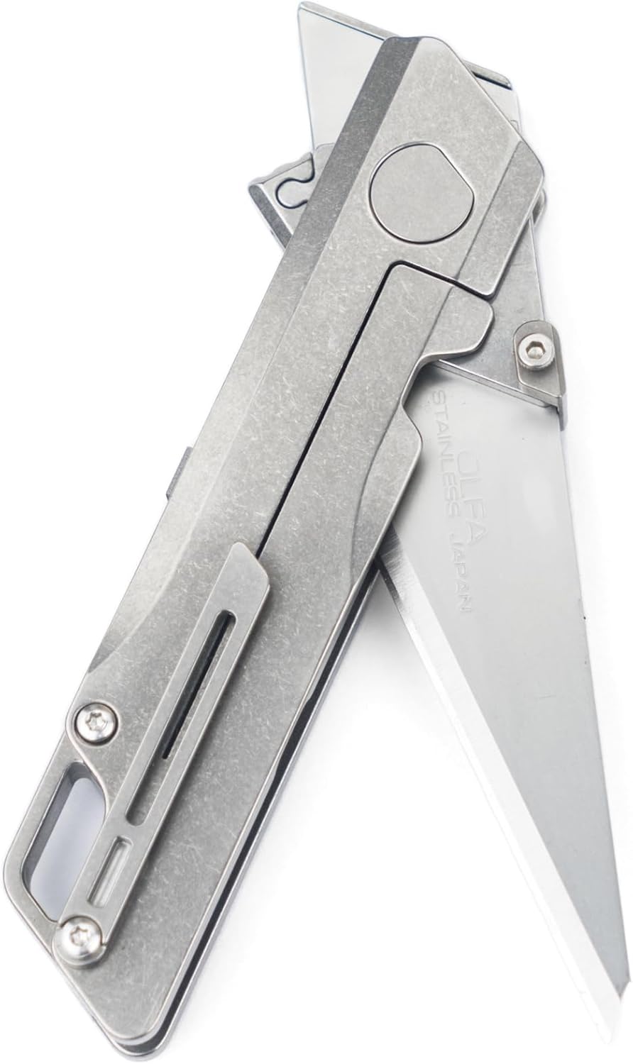 TITANER Raven Titanium EDC Folding Pocket Utility Knife - Box Cutter ...