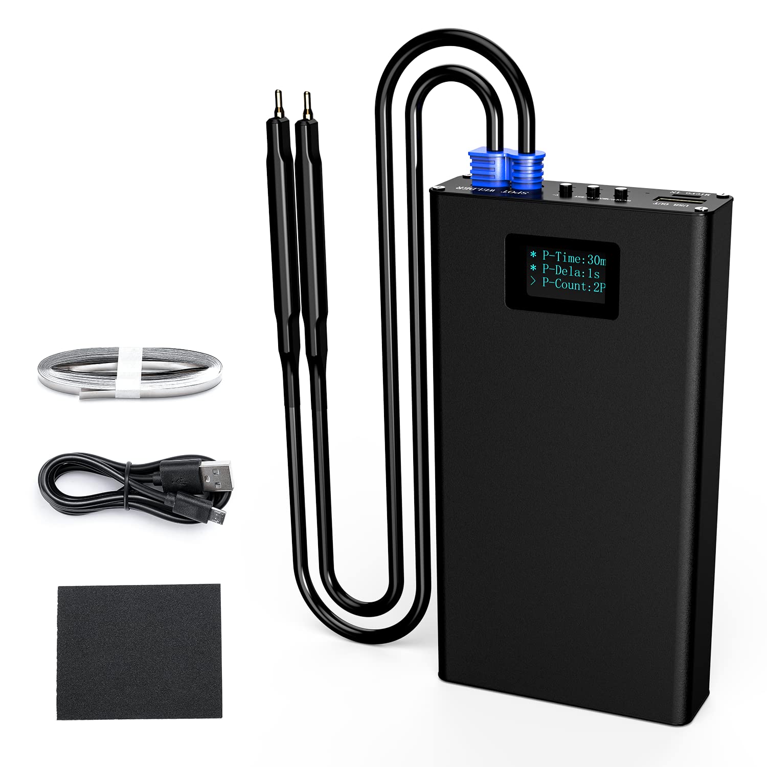 Buy Upgraded Mini Spot Welder with LCD Screen, Riiai 30 Gears ...