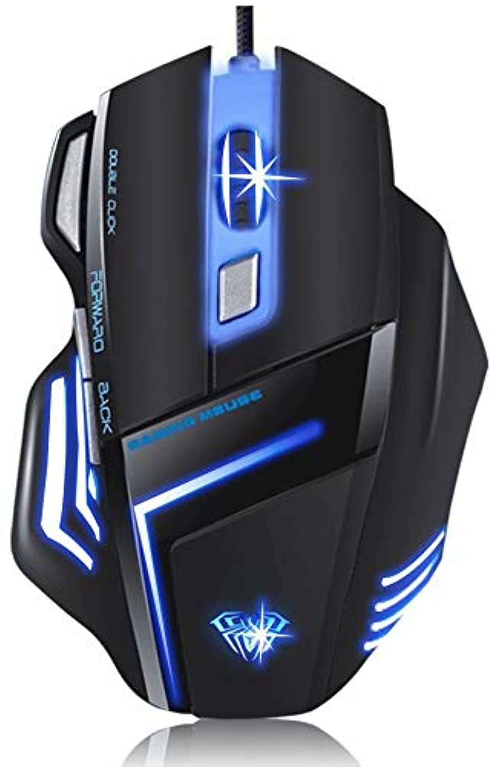 7d Led Optical Usb Wired Gaming Mouse 3200 Dpi For Laptop Pc: Buy ...