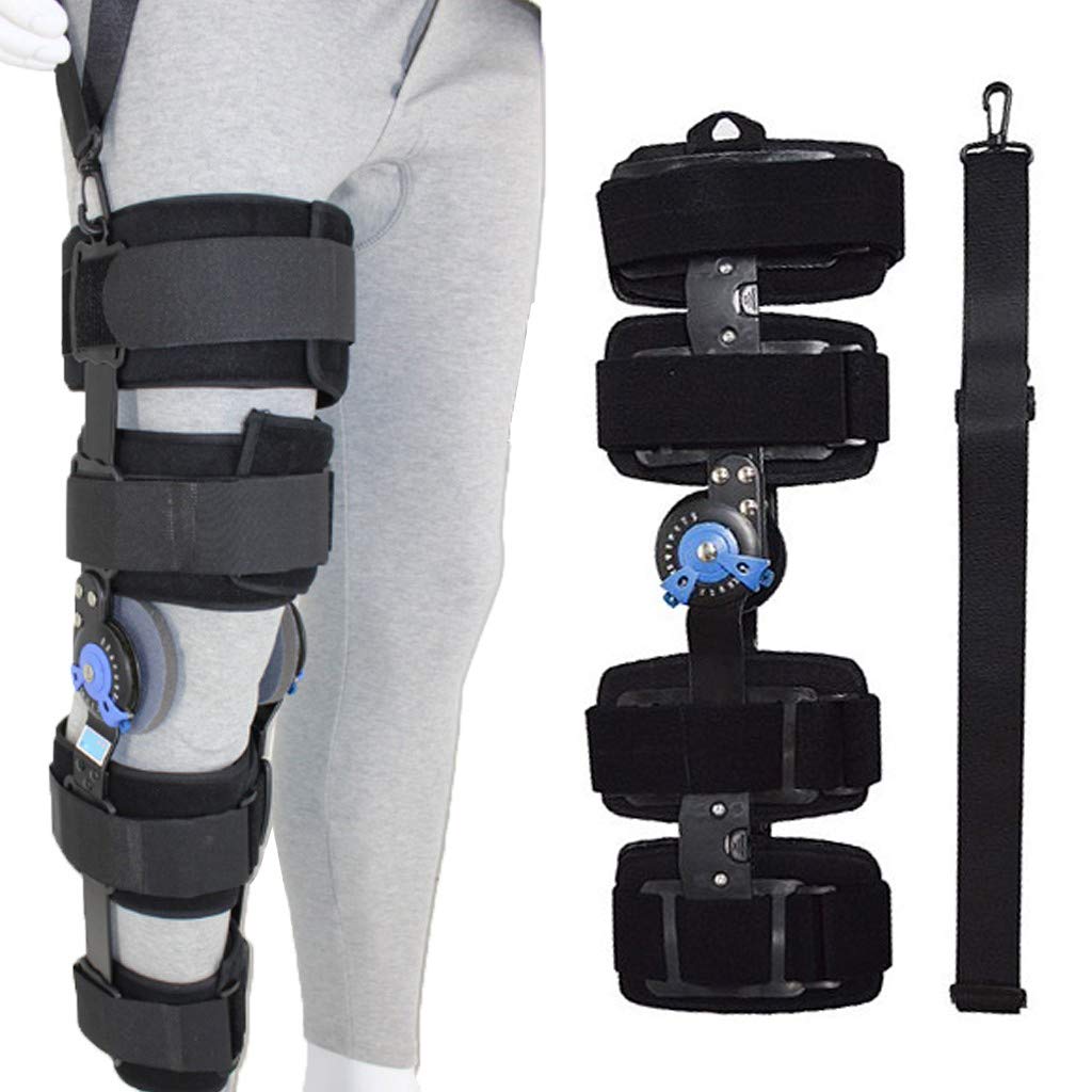 Buy Transser Universal Hinged ROM Knee Brace - Post Op Knee Immobilizer ...