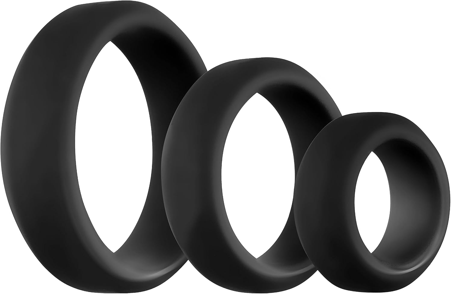 DUKESTON Penisringe 3er Set aus Silikon, Cockring klein - groß ...