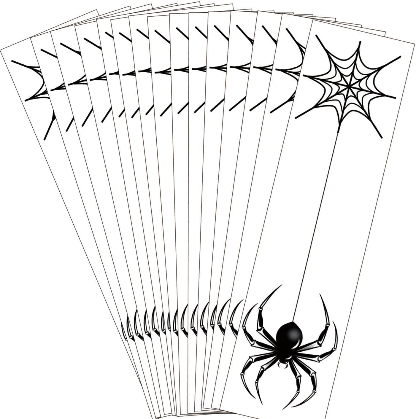 Amazon.com : Spider Web Face Tattoo,Small Fake Spider and Spider Net ...