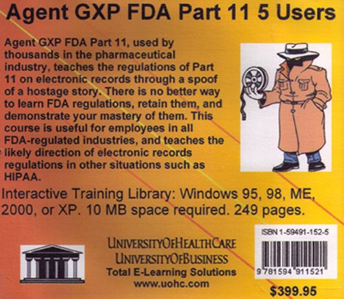 Agent Gcp Fda Part 11, 5 Users | Amazon.com.br