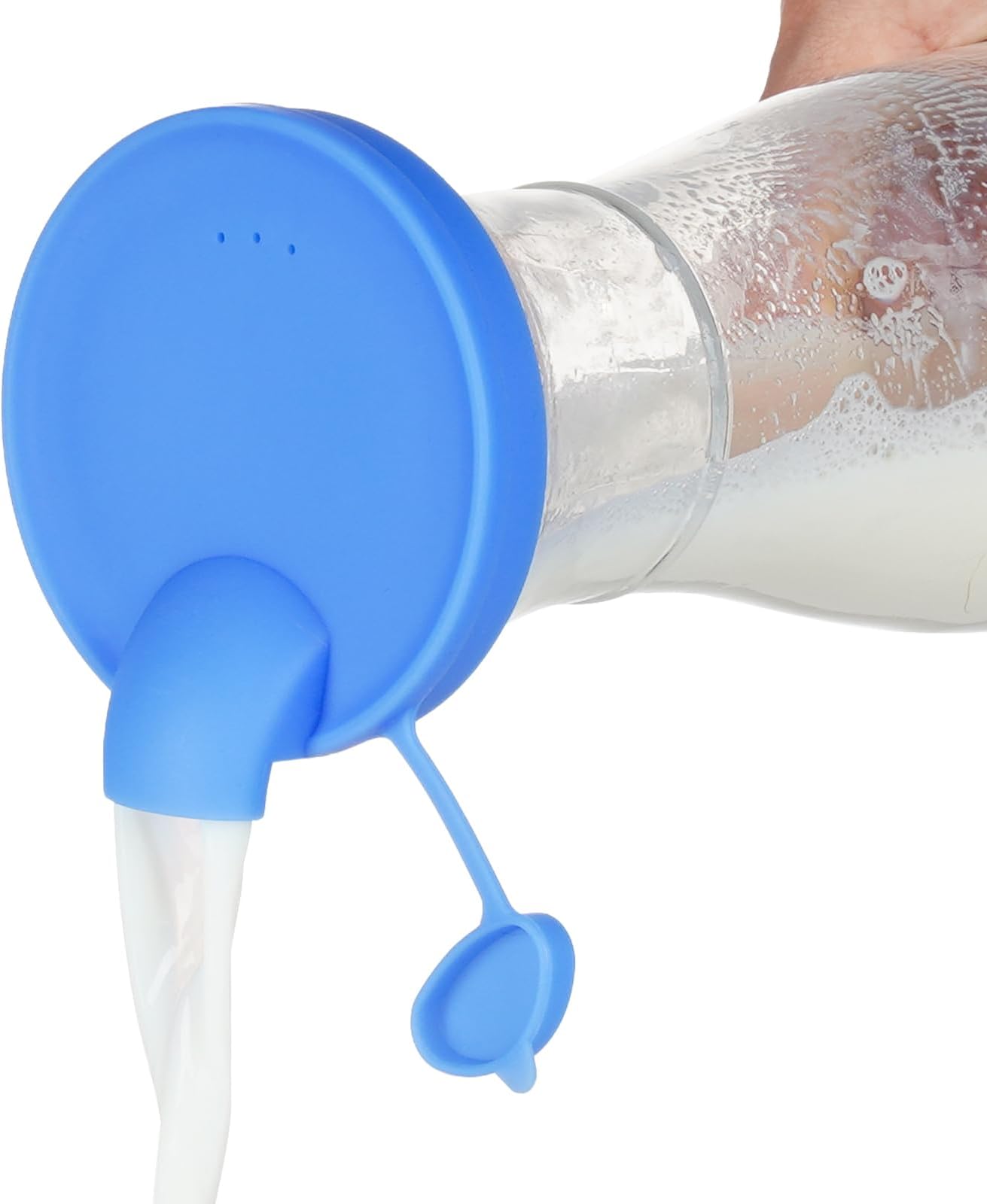 Amazon.com: 1 Pcs Blue Silicone Pour Spout, Glass Pitcher Lid, BPA Free ...