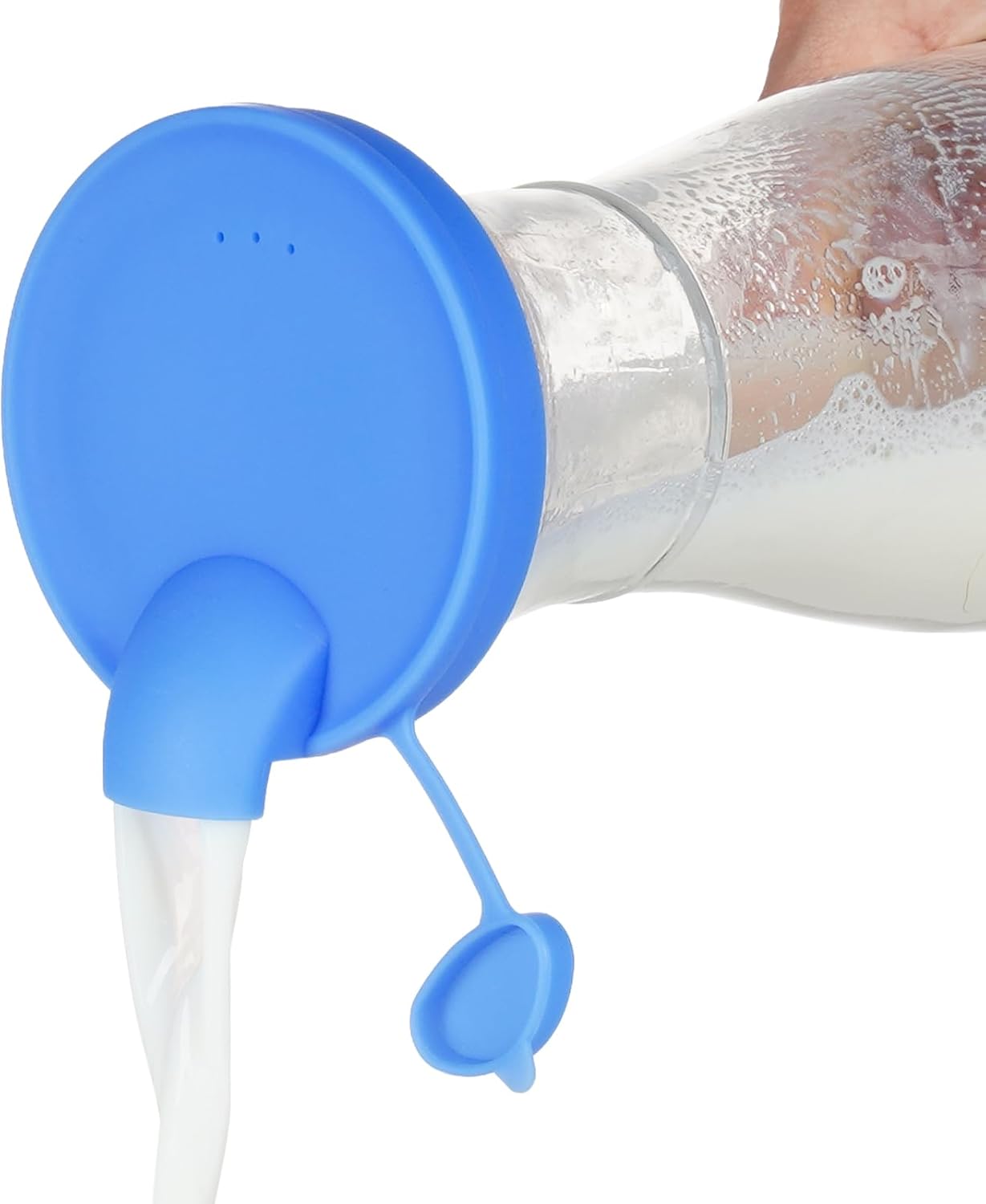 Amazon.com: 1 Pcs Blue Silicone Pour Spout, Glass Pitcher Lid, BPA Free ...