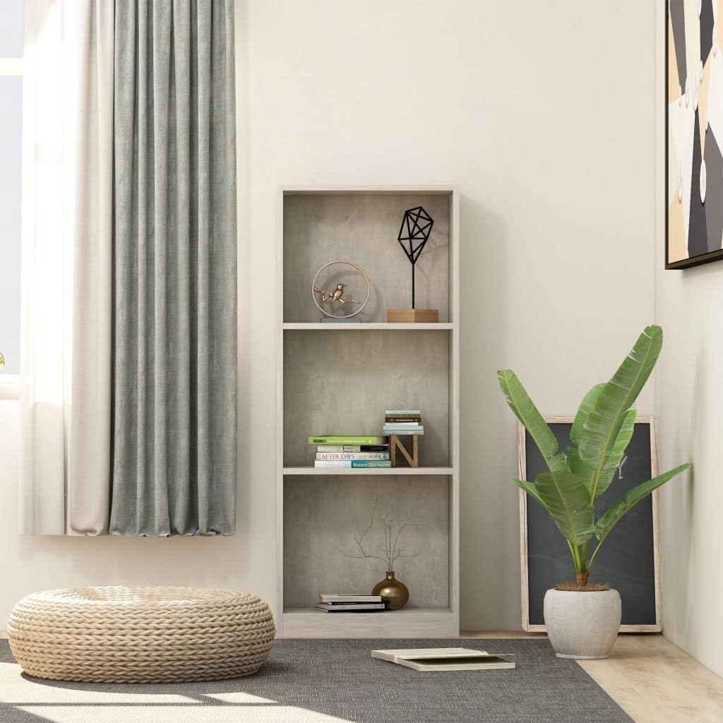 Amazon.com: Homvdxl Modern Bookcase with 3 Shelves, 43 Inch Small ...