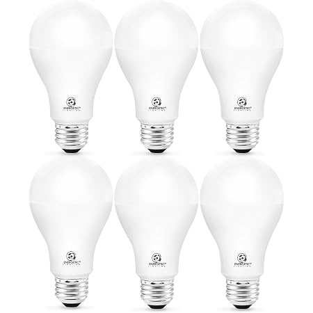 ENERGETIC SMARTER LIGHTING 6 Pack Super Bright Light Bulb 150 Watt ...