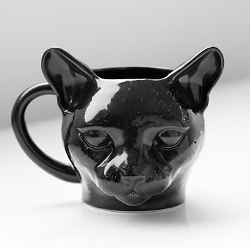 Amazon.com: 3D Cat Mug - Cute Ceramic Coffee Cup for Cat Lovers, Cat ...