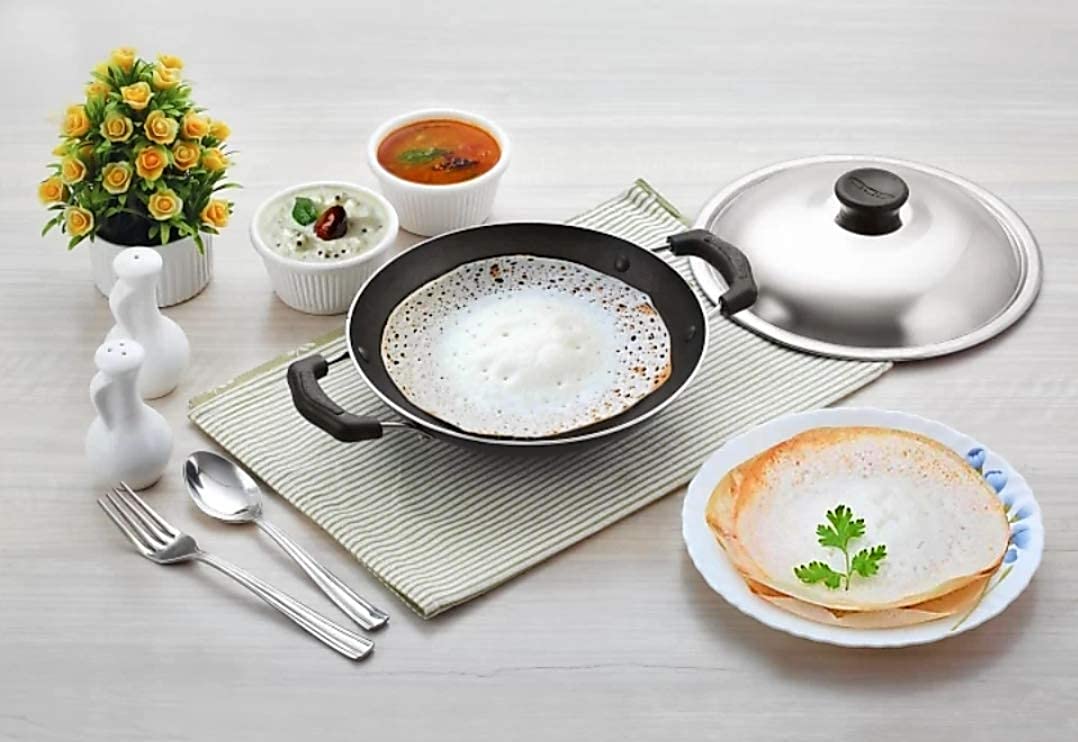 Buy LOOT-LEY Nonstick Appachatty/Appachatti/Appachetty Appam Maker Pot ...