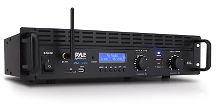 Amazon.com: Pyle 2-Channel Rack Mount Power Amplifier with Bluetooth ...