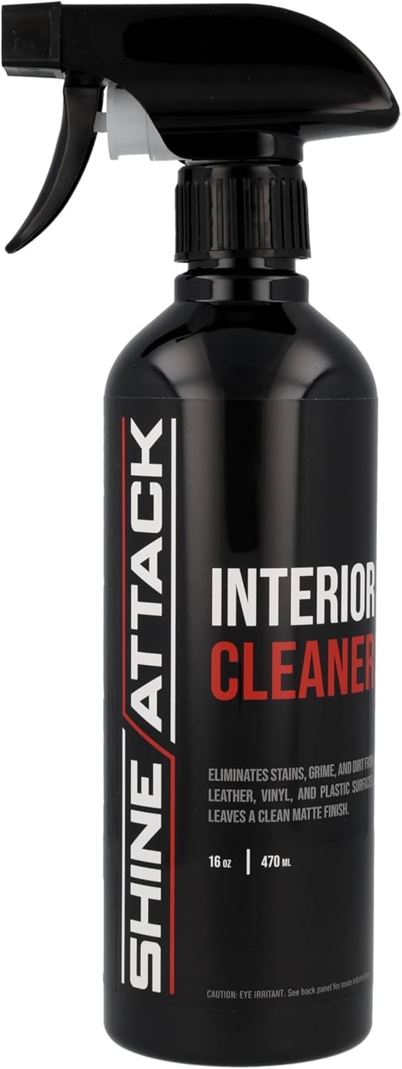 Amazon.com: Shine Attack Interior Car Cleaner | Removes Dirt and Grime ...