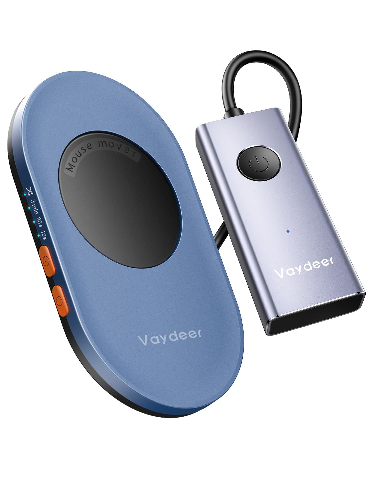 Amazon.com: Vaydeer Ultra Slim Mouse Mover, Air 3 Mouse Jiggler＆ Metal ...