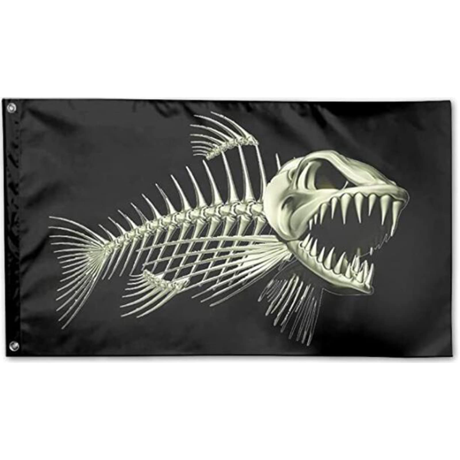 Amazon.com : Bone Fish Flag 3x5 For Outdoors Garden Flags Banner Indoor ...