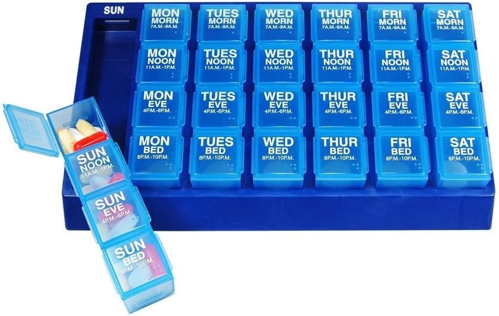 Amazon Popcandy Four Times A Day Weekly Medication Organizer amazon-popcandy-four-times-a-day-weekly-medication-organizer