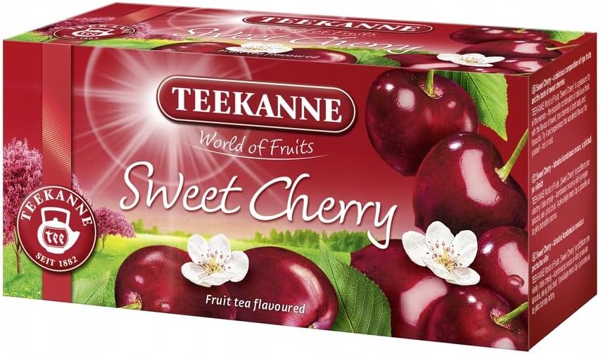 Amazon.com : Teekanne SWEET CHERRY fruit tea 20 tea bags : Grocery ...