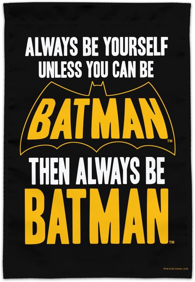 Amazon.com : Batman Be Batman Garden Yard Flag : Patio, Lawn & Garden