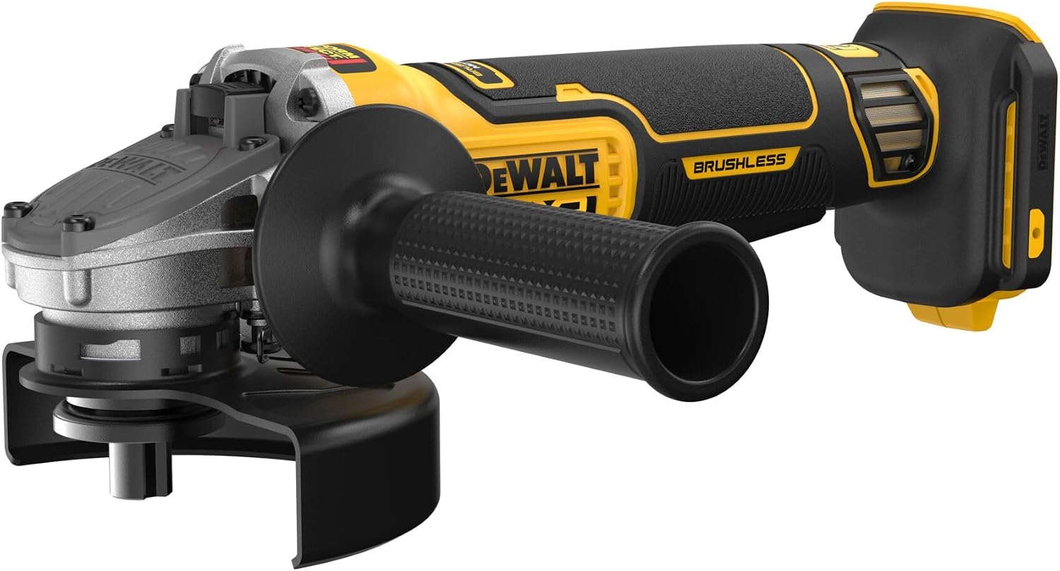 DEWALT 20V MAX XR Brushless Cordless 4-1/2-5 in. Angle Grinder (Tool ...
