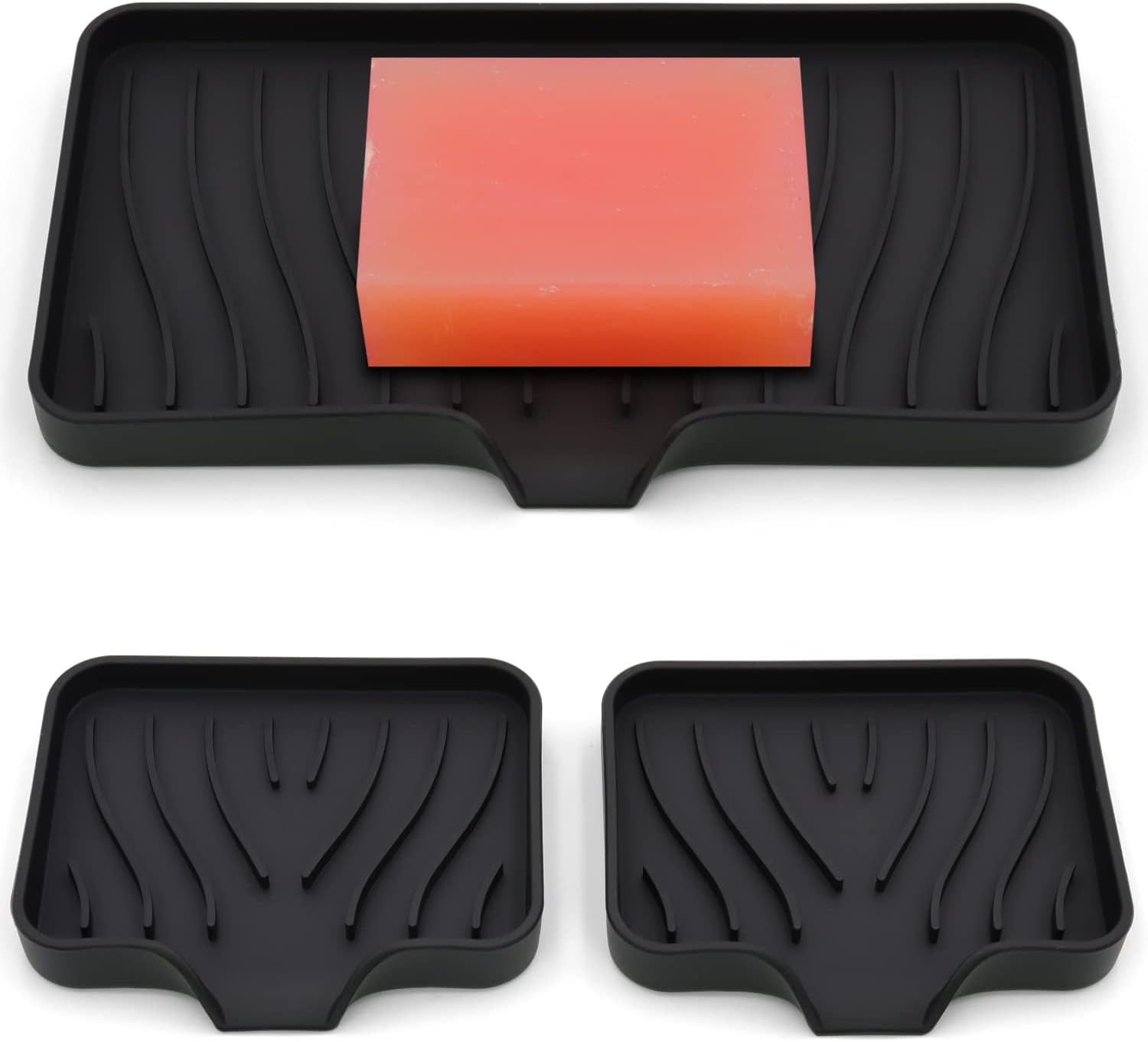 Amazon.com: Baflan Silicone Sponge Holder (Pack of 2 Sizes) - Kitchen ...