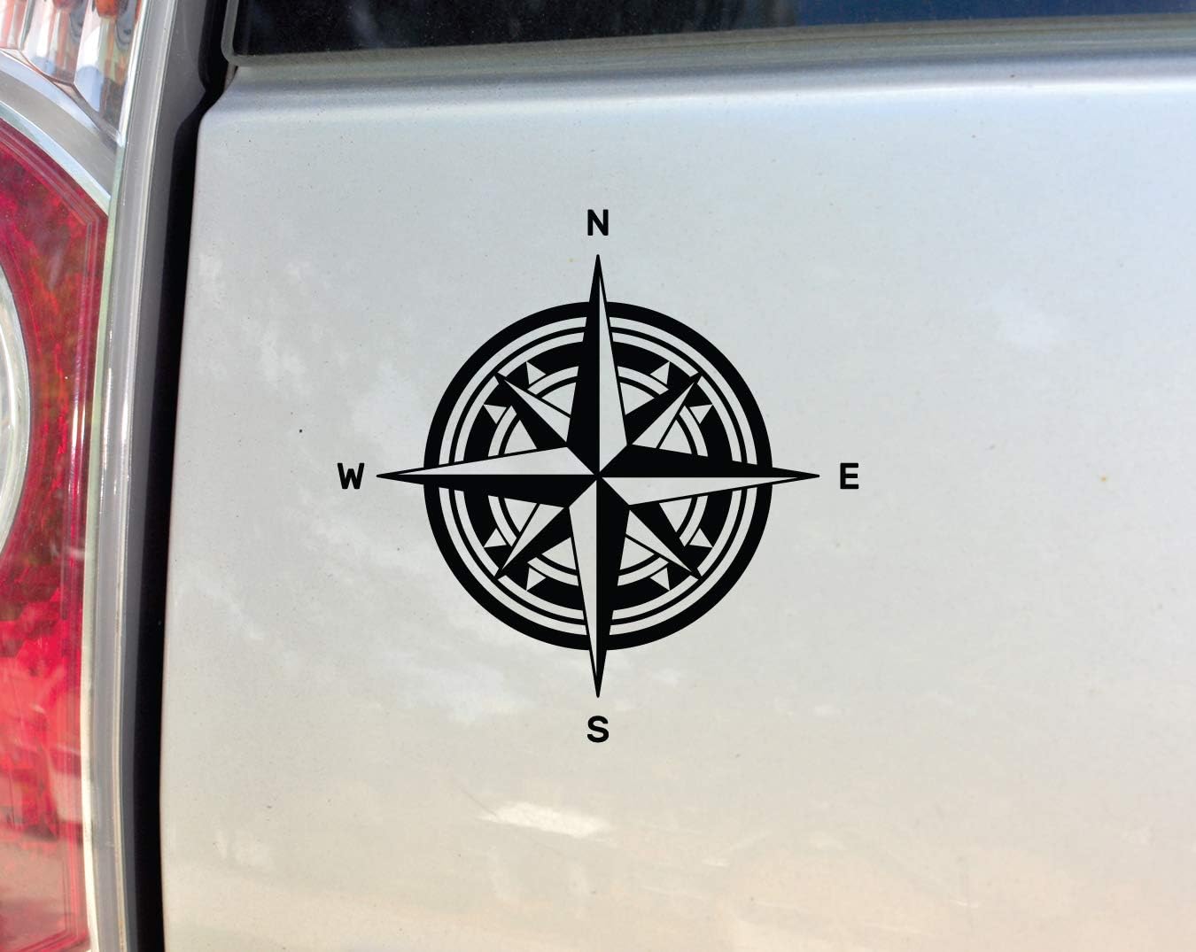 Amazon.com: Compass Vinyl Decal Laptop Car Truck Bumper Window Sticker ...