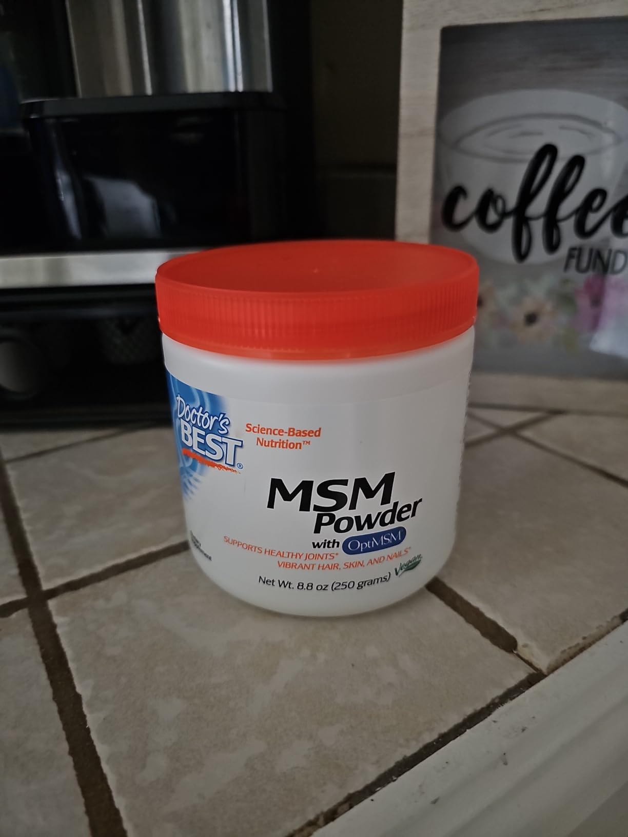 Amazon.com: Doctor's Best MSM Powder with OptiMSM, Non-GMO, Vegan ...