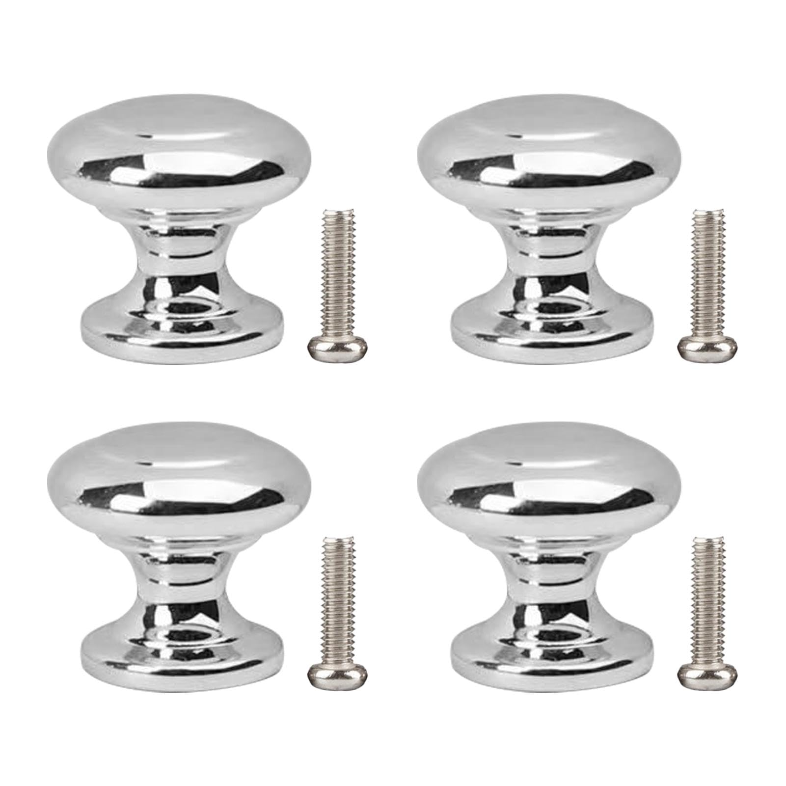 Tiamorph 4pcs Cabinet Door Knobs, 22mm Round Drawer Wardrobe Handles ...