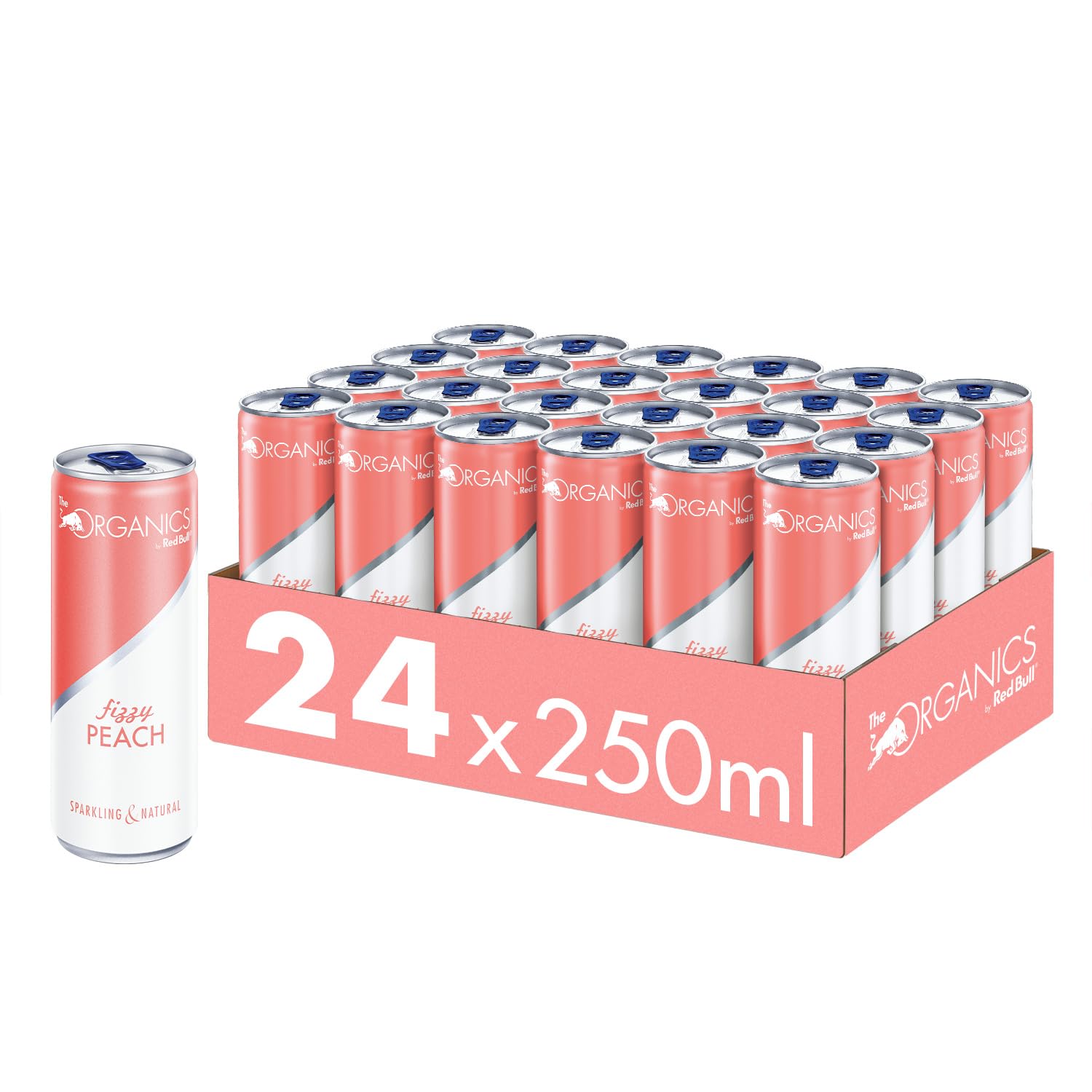 ORGANICS Fizzy Peach by Red Bull - 24er Palette Dosen - Bio ...