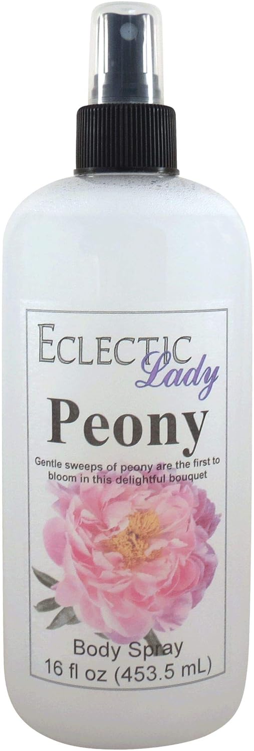 Amazon.com : Eclectic Lady Peony Body Spray, Double Strength, 16 ounces ...