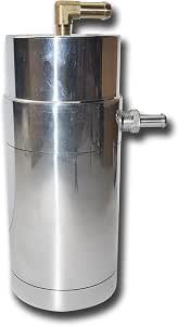 SILVER 0.5L Oil Catch Can fits V8 LS1 LS2 LS3 / VE V6 Universal : Buy ...