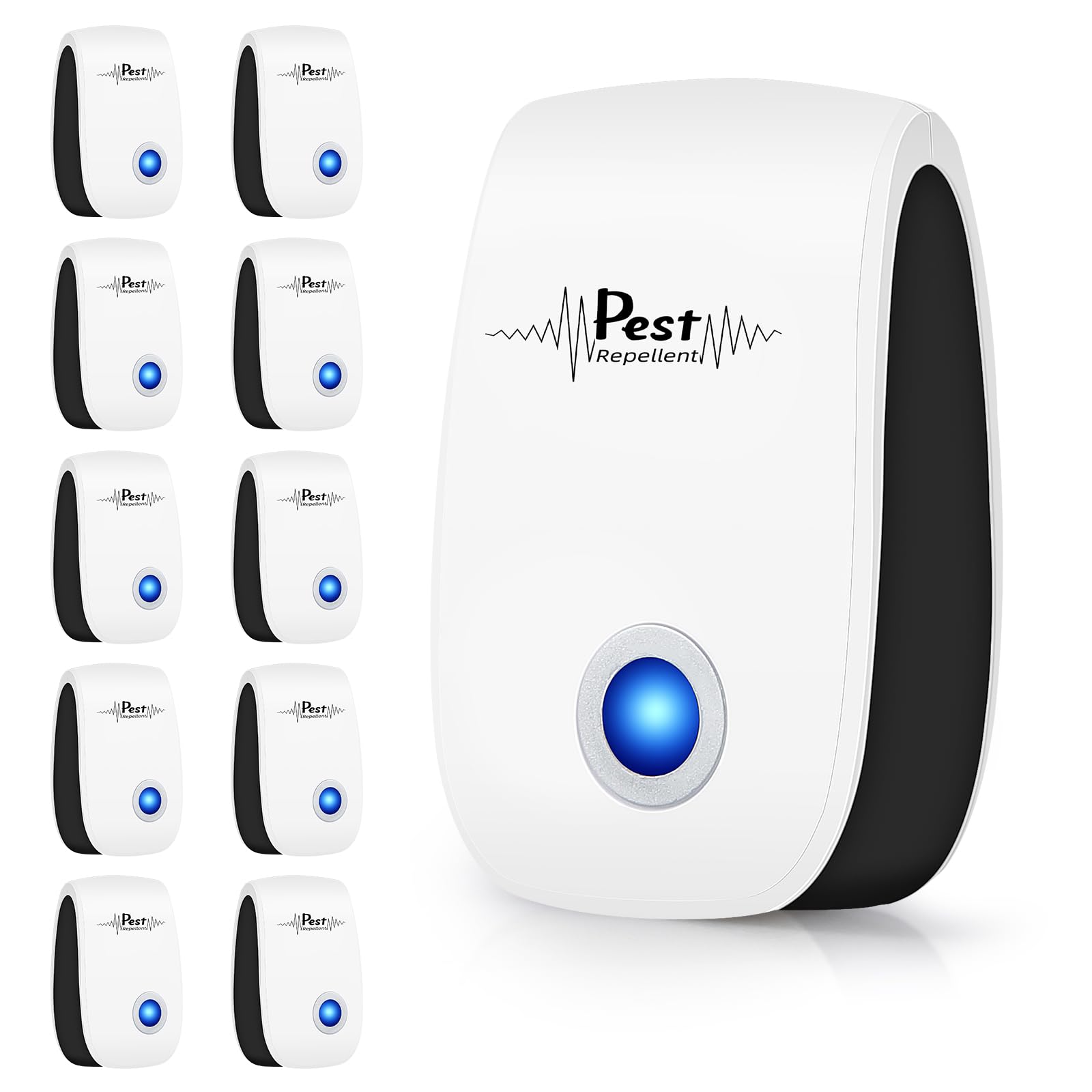 Amazon.com: 10Pack Ultrasonic Pest Repeller Electronic Mouse Repellent ...