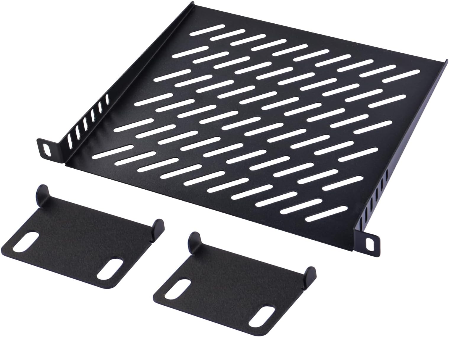 Amazon.com: GeeekPi 0.5U Server Rack Shelf Vented Rack Mount Cantilever ...