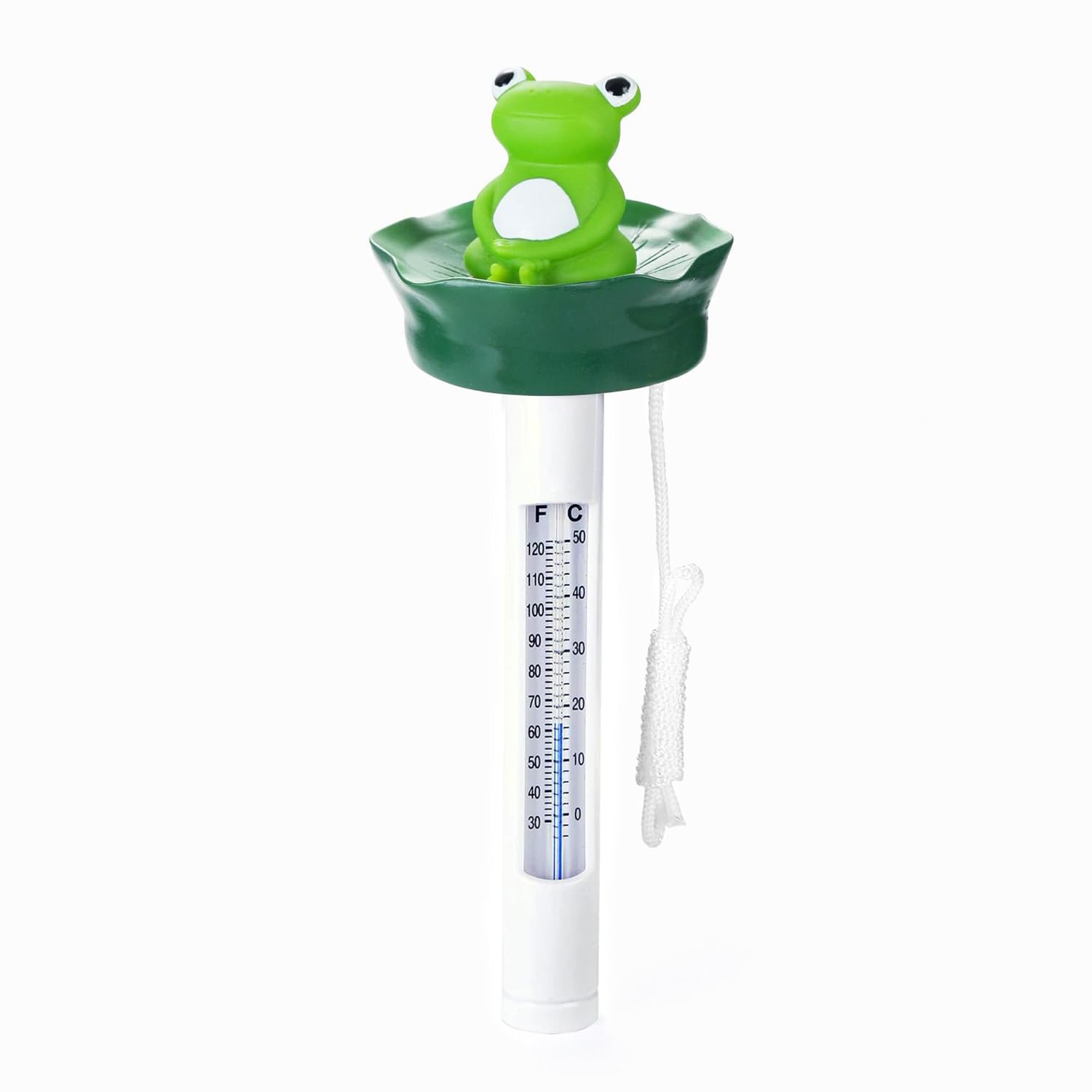 INCETUE Pool Thermometer Floating, Cute Frog Water Thermometer with ...
