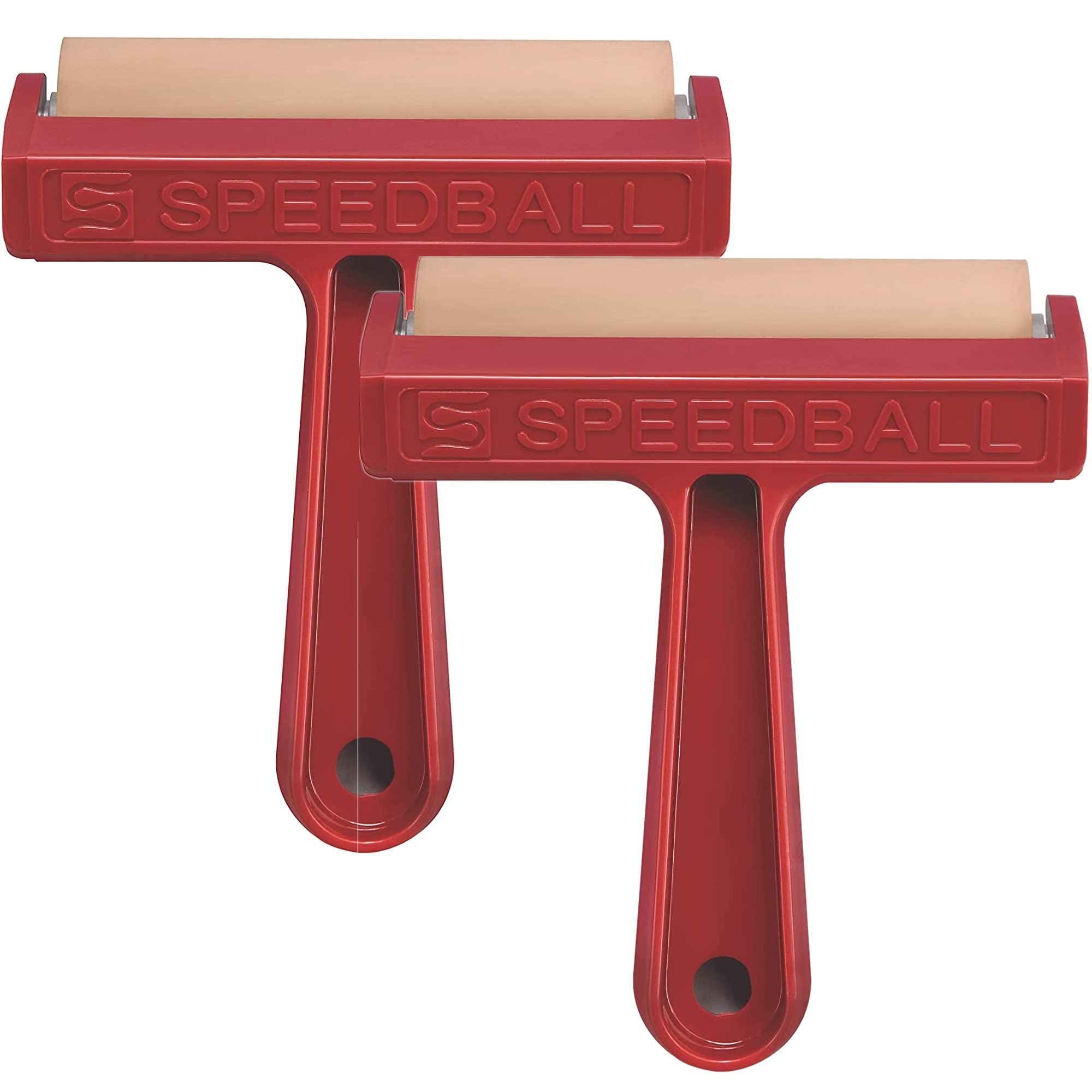 Amazon.com: Speedball Pop-in Soft Rubber Brayer, 4-Inches, 2-Pack ...