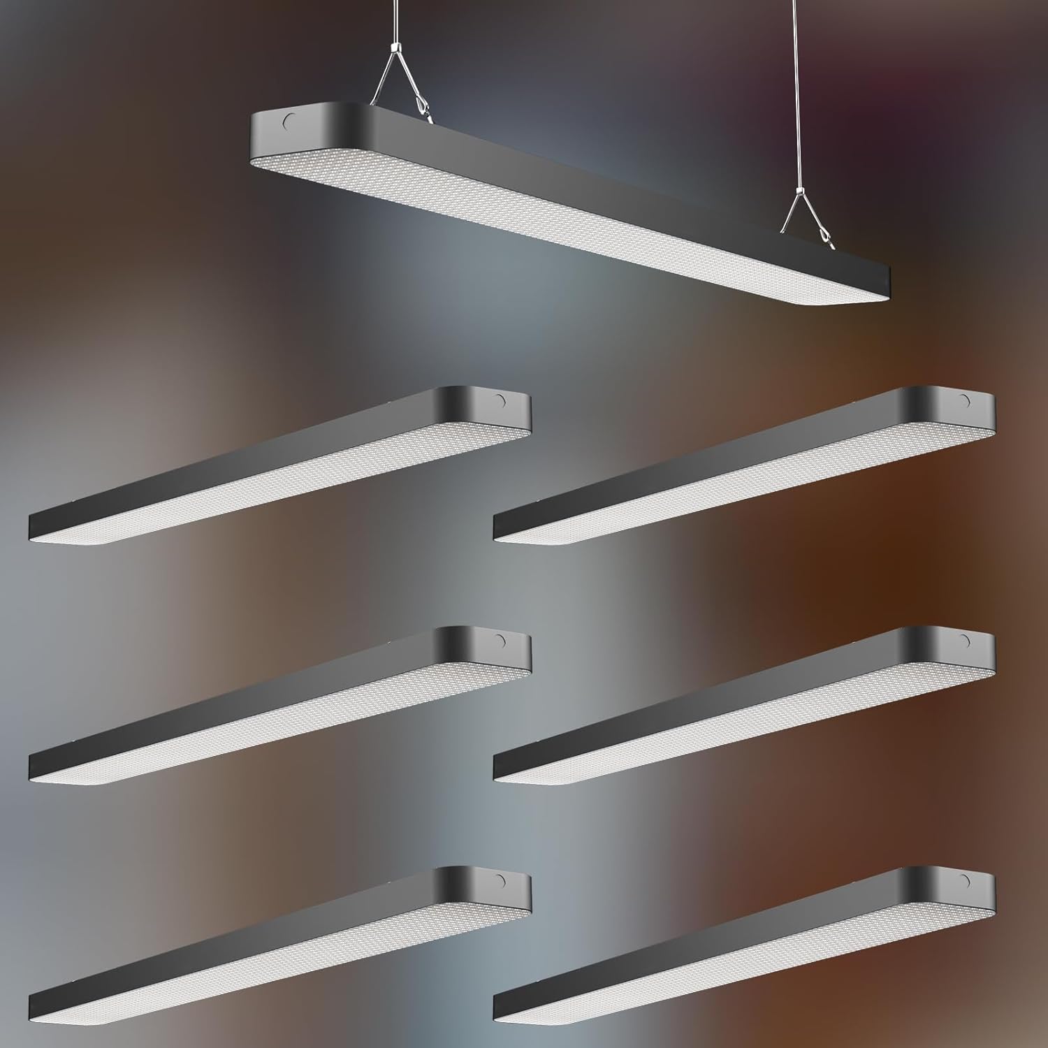 Lightdot 6Pack 4FT LED Wraparound Shop Lights, 4 Foot LED Fixtures for ...