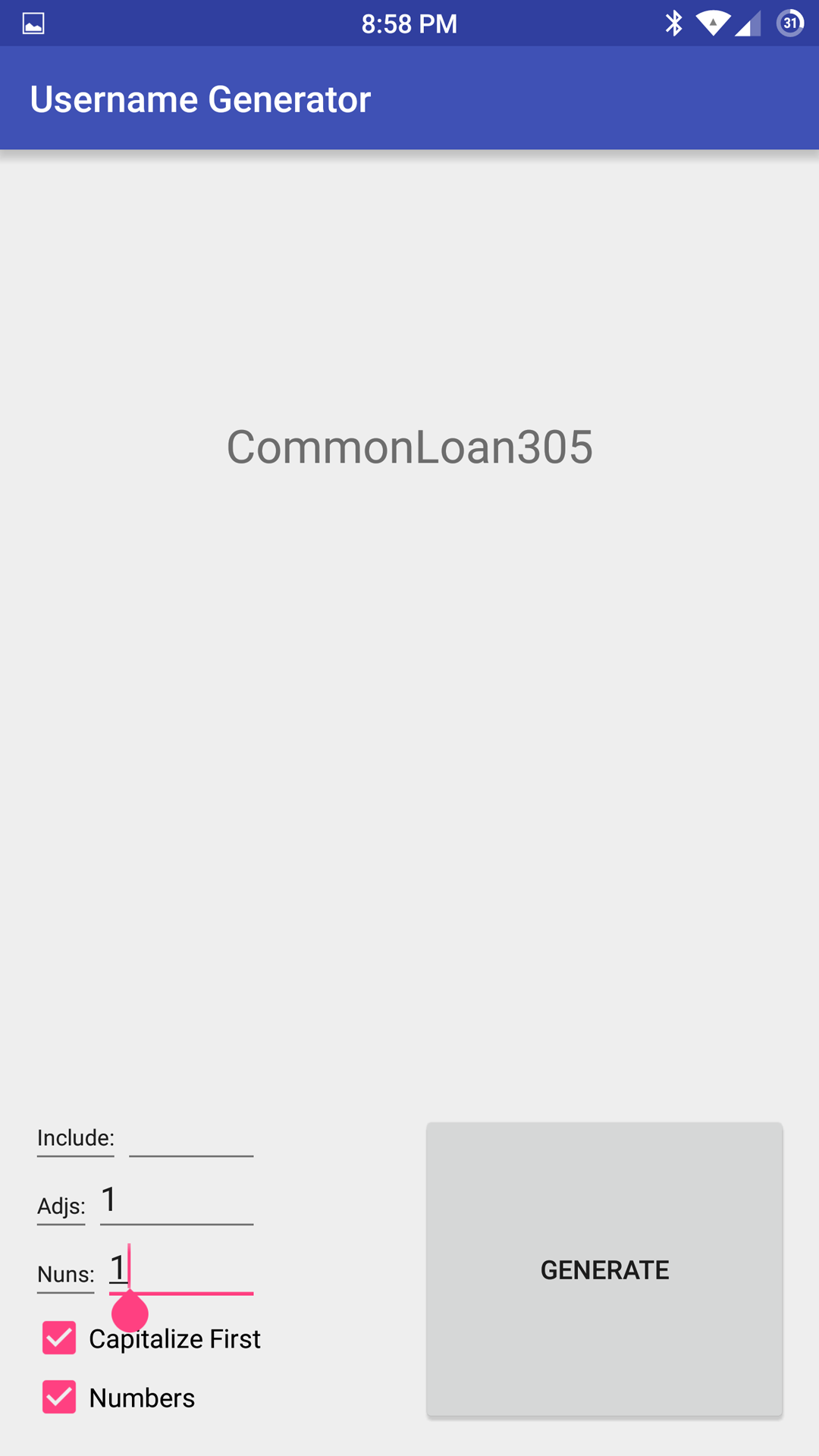 Username Generator - App on Amazon Appstore