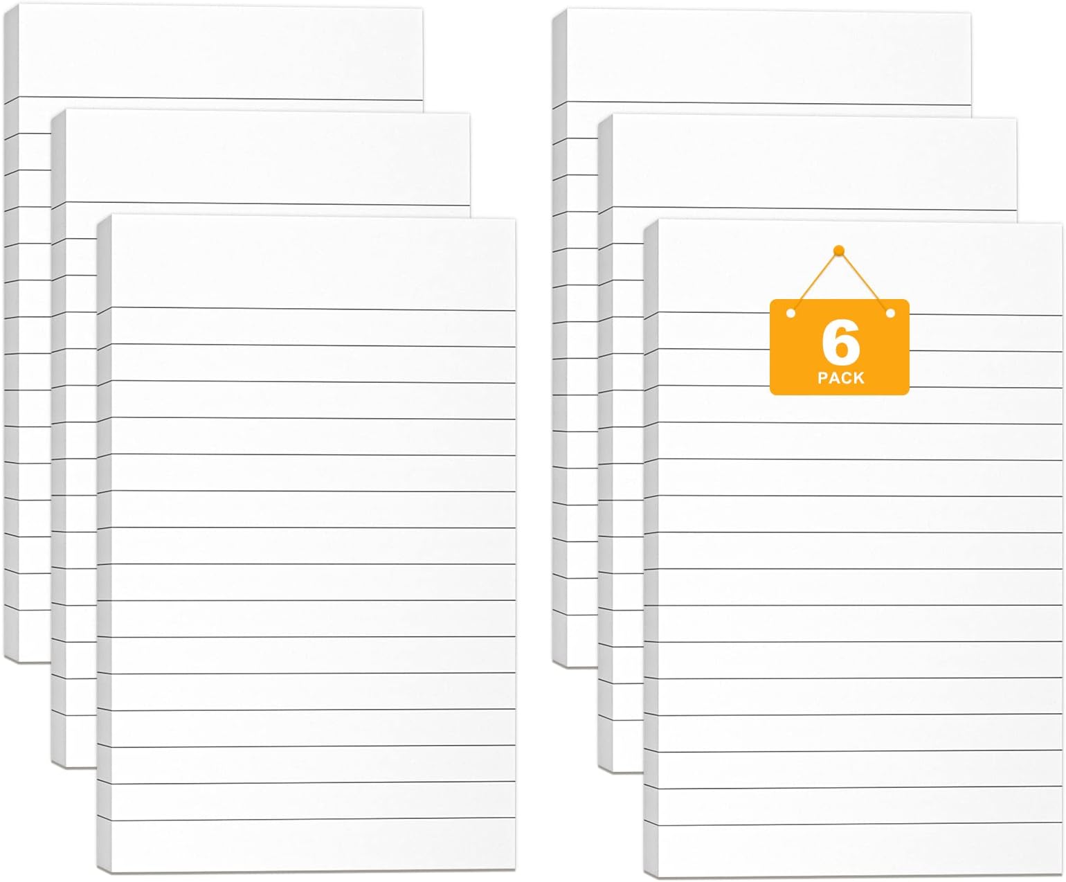 Amazon.com : 6 Pack Small Notepad 3 × 5 Notepads Scratch Pad Memo Pads ...