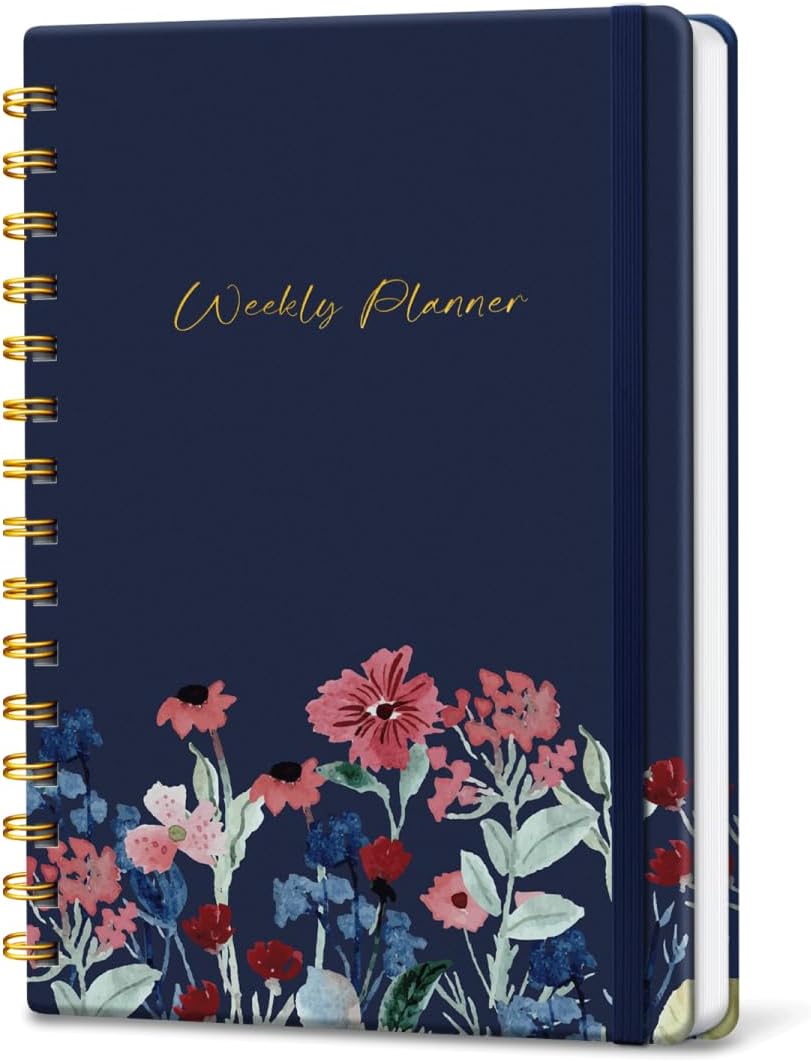 Amazon.com : Undated Weekly Planner, A5 Weekly Planner Notebook with ...