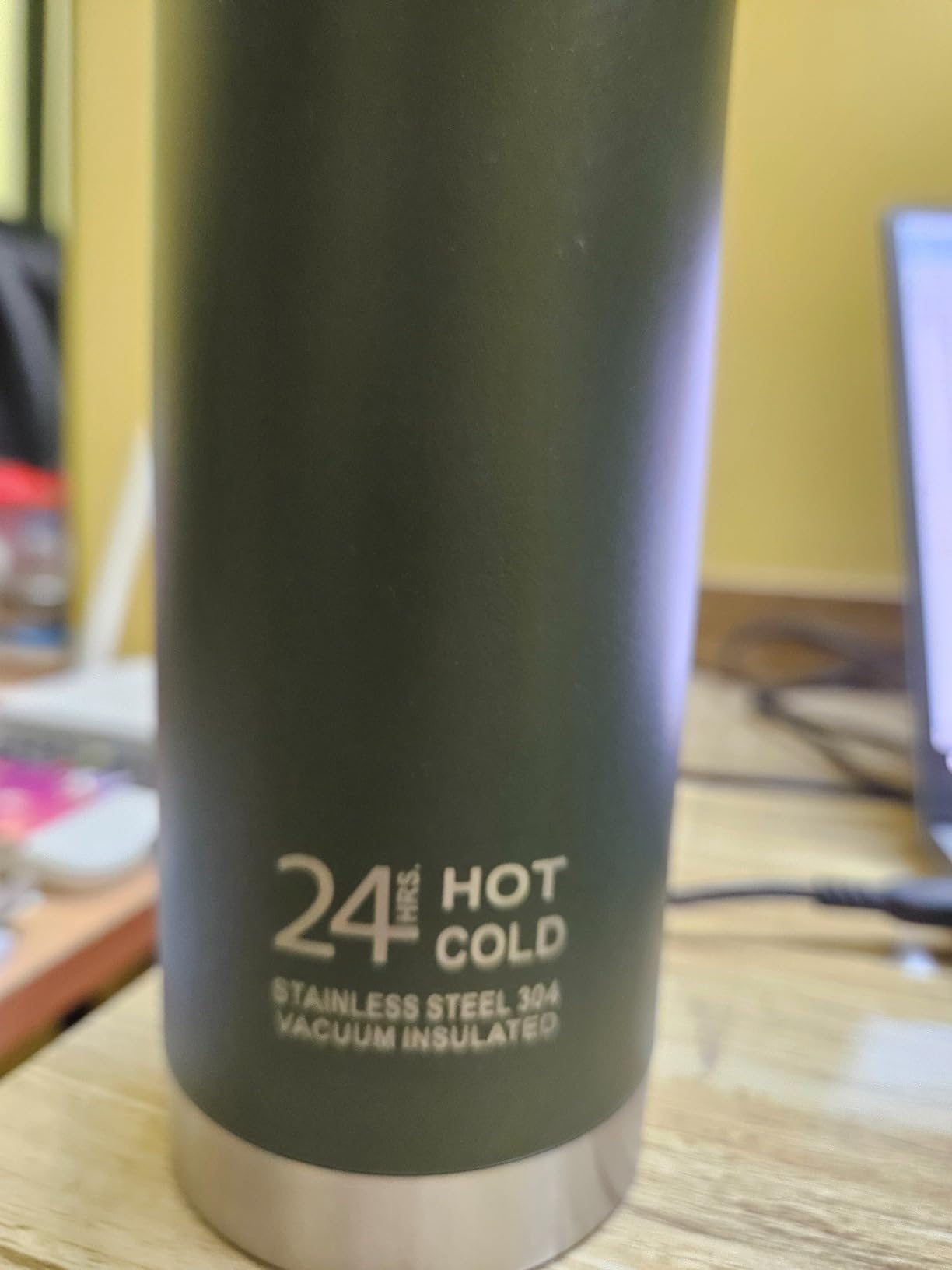 Cello Duro My Cup Thermosteel Flask, 500ml, Green | Travel Flask with ...