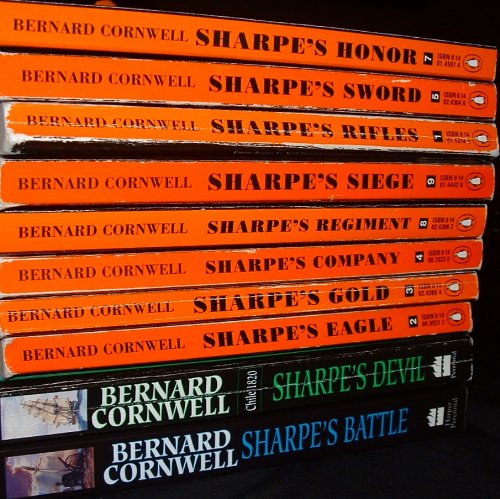 Richard Sharpe Series by Bernard Cornwell Ten Paperbacks (Sharpe's ...