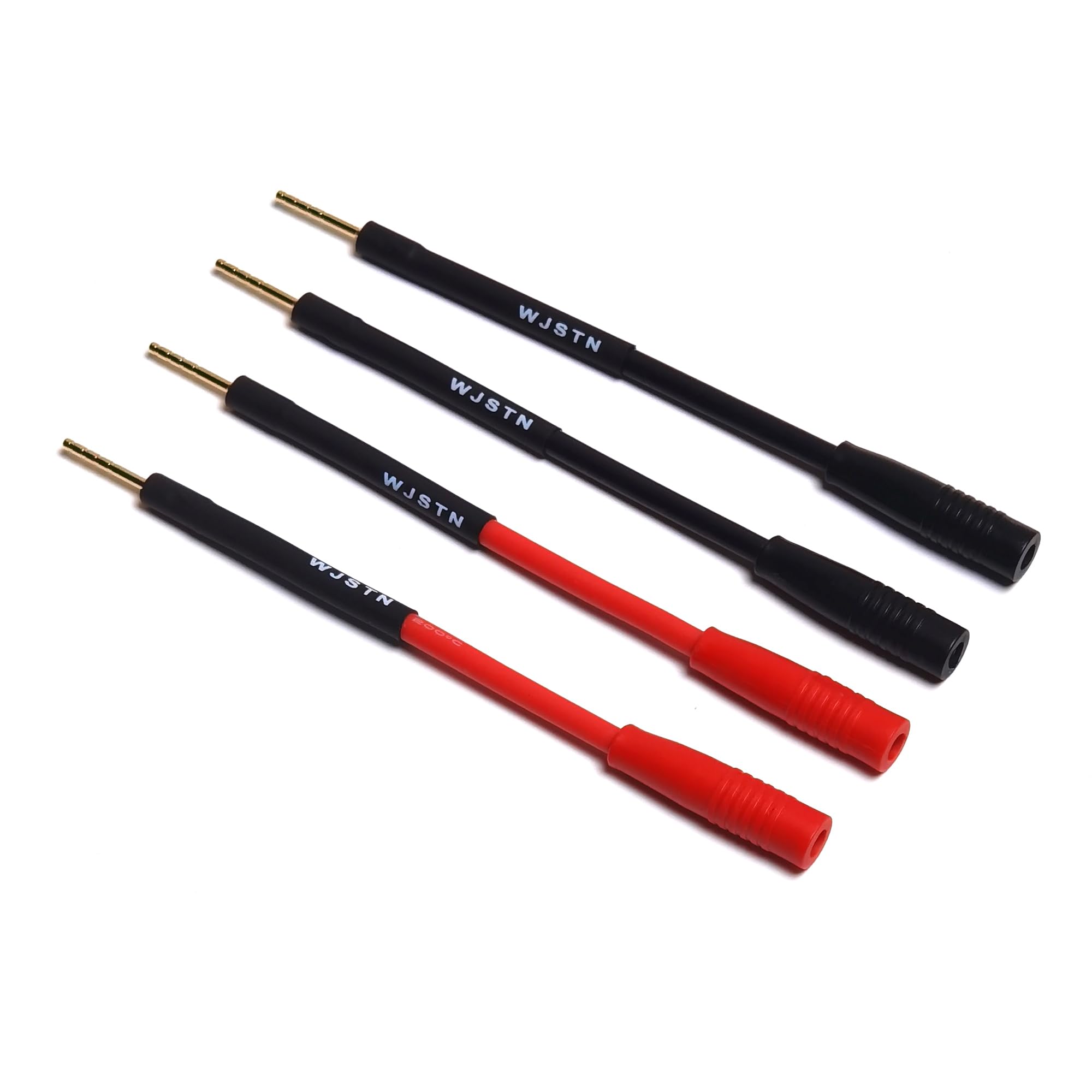 Snapklik.com : 2mm Pin Plug To 4mm Banana Female Adapter 4-Pack 3 Inches