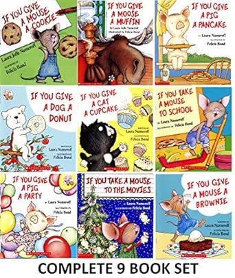 If You Give a Mouse a Cookie Series: 9 Book Set | Amazon.com.br