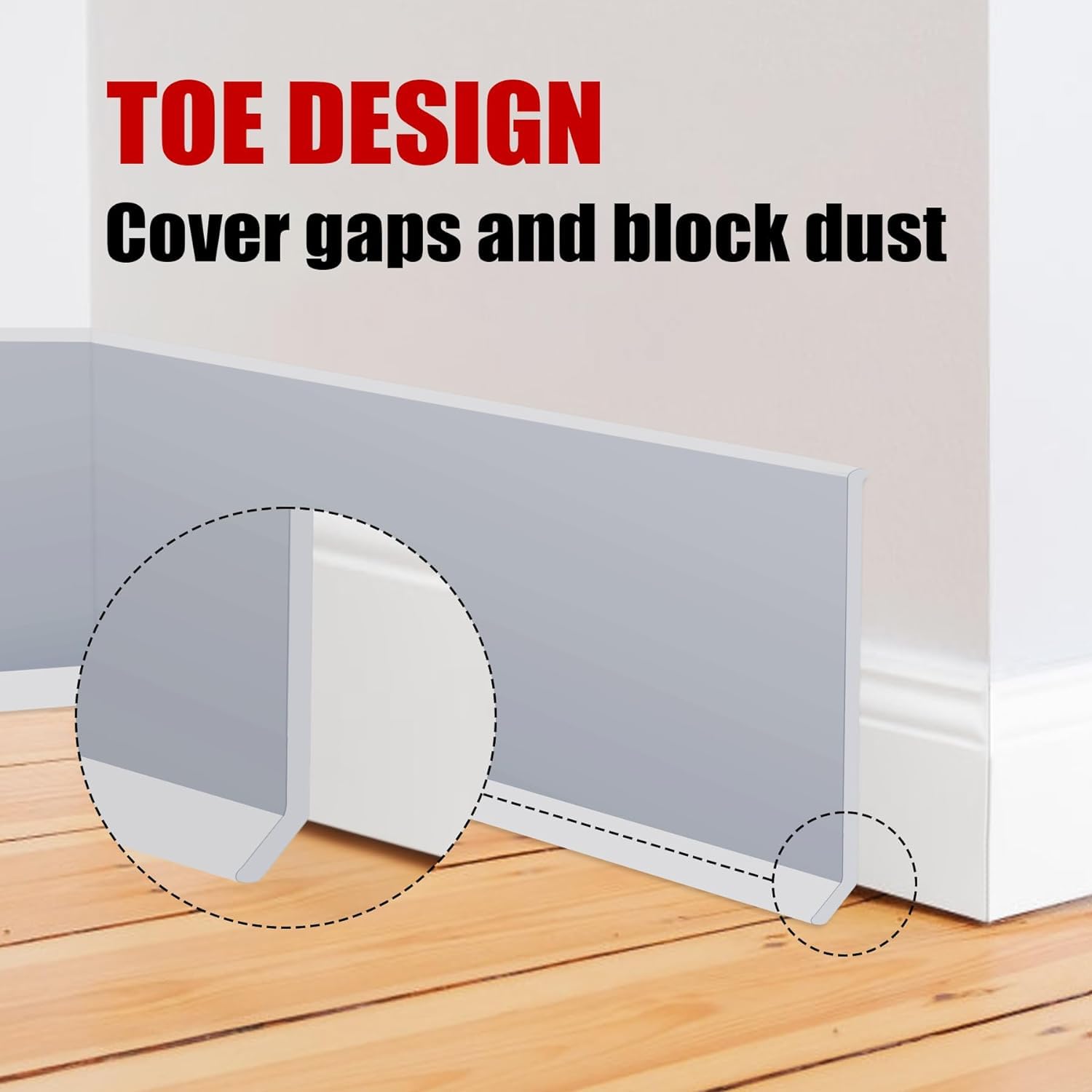 Snapklik.com : Wall Baseboard Molding Trim 4 Inch X 26 Feet Peel And ...